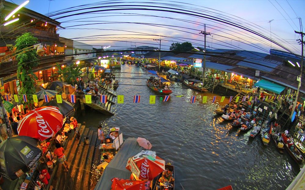 [BANGKOK] Les Marchés Flottants - Vivre en Thaïlande